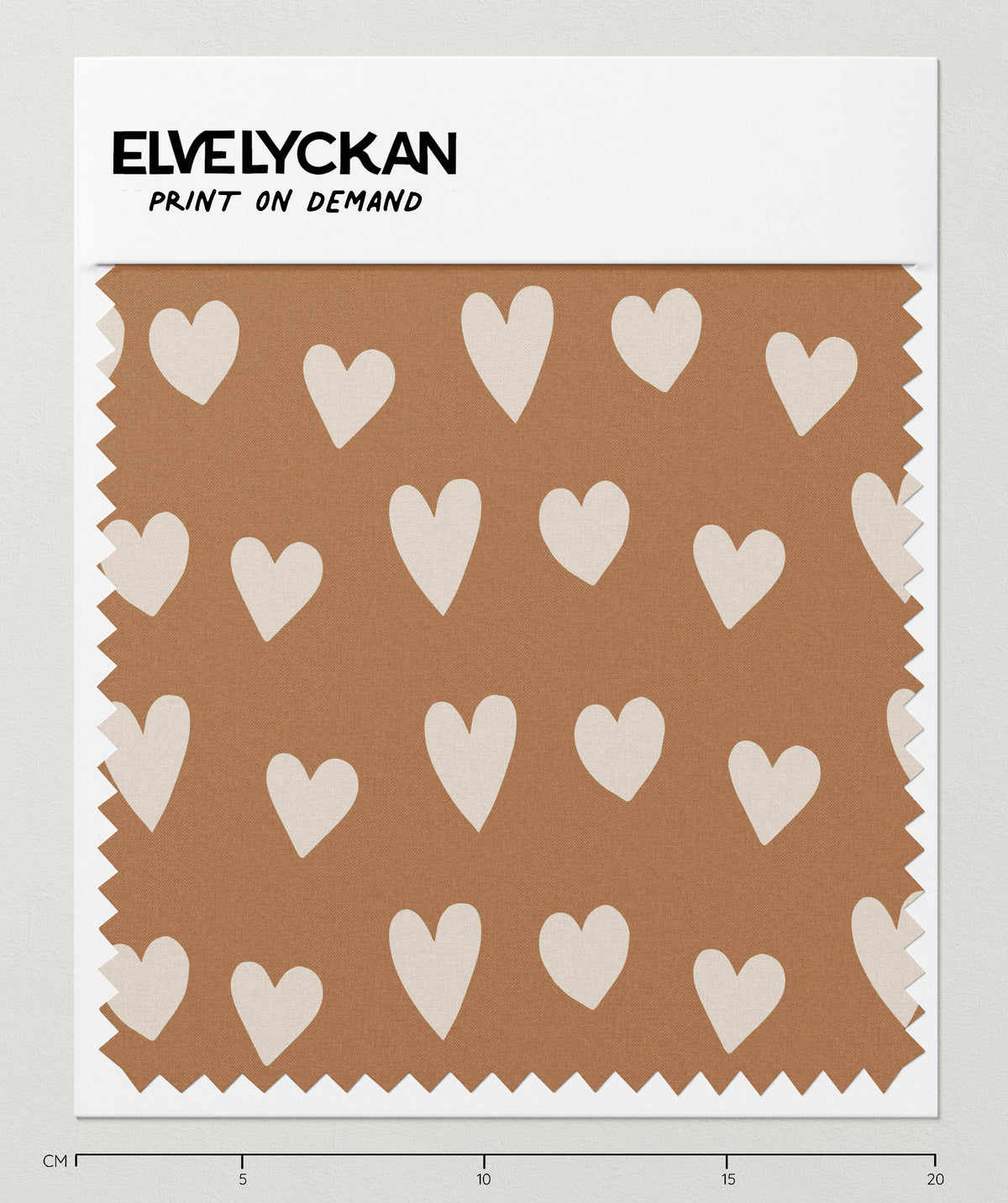 HEARTS - TOFFEE - PRINT ON DEMAND — Elvelyckan